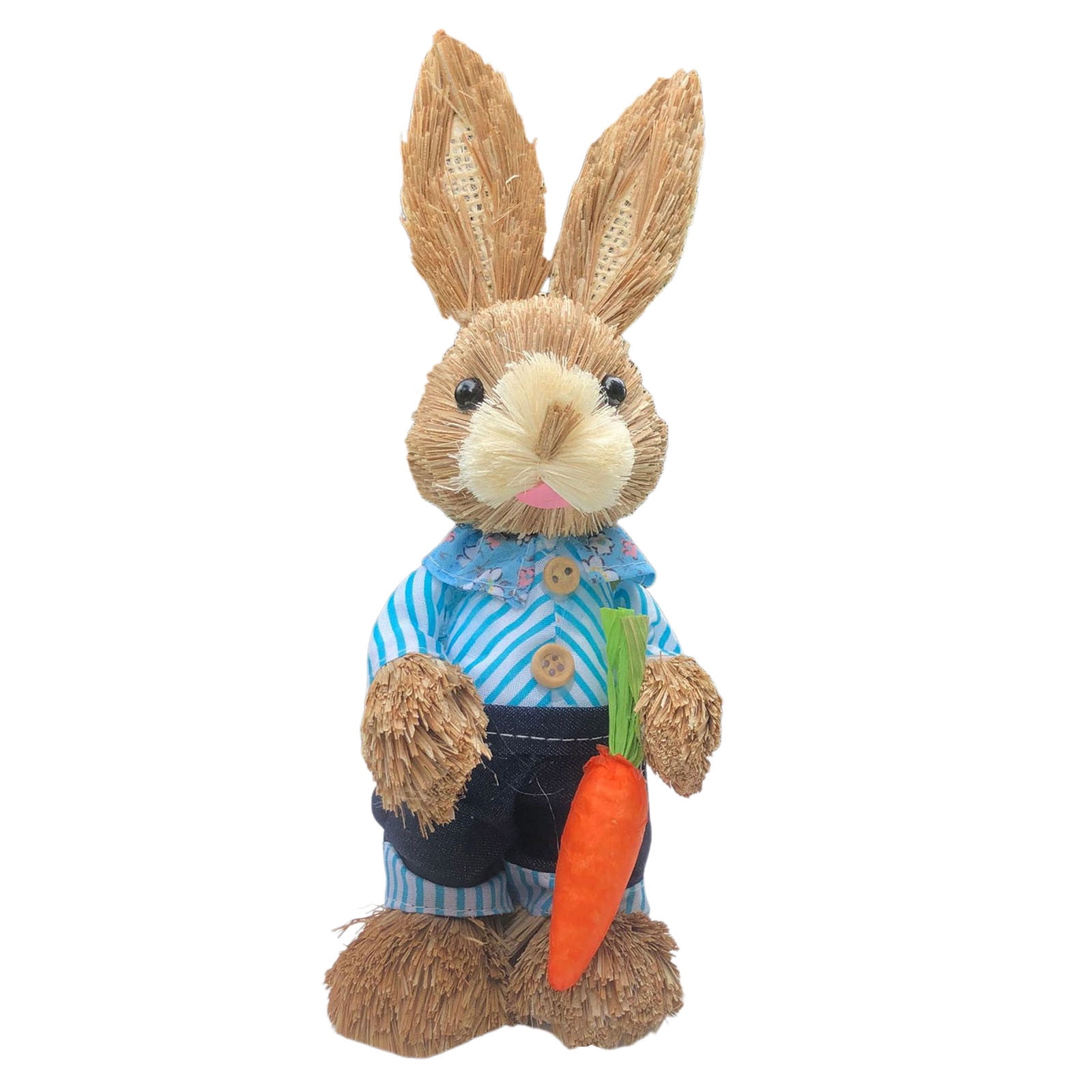 Kelly Bro Vintage Farmhouse Bunny 25cm, Handmade Rattan Figurines, 2025 ...