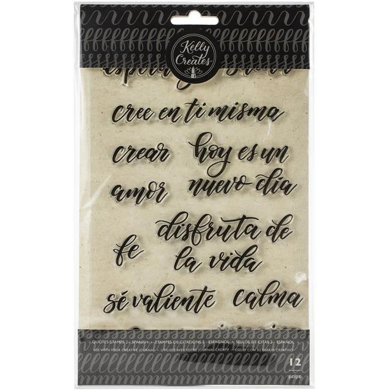 Kelly Creates Acrylic Traceable Stamps-Bouncy Days Of The Week ...