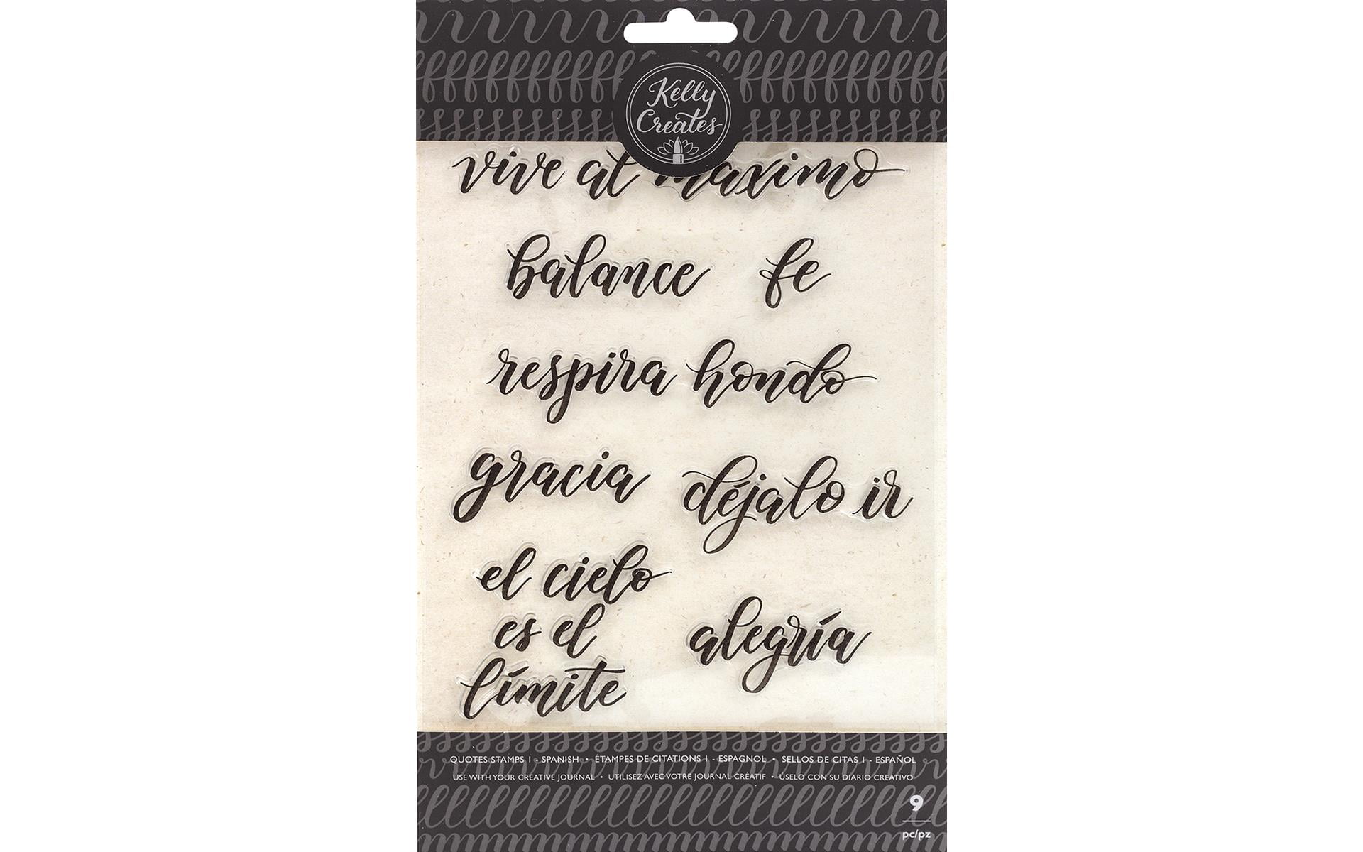 AMC Kelly Creates Stamp Traceable Quotes 1 Spanish - Walmart.com
