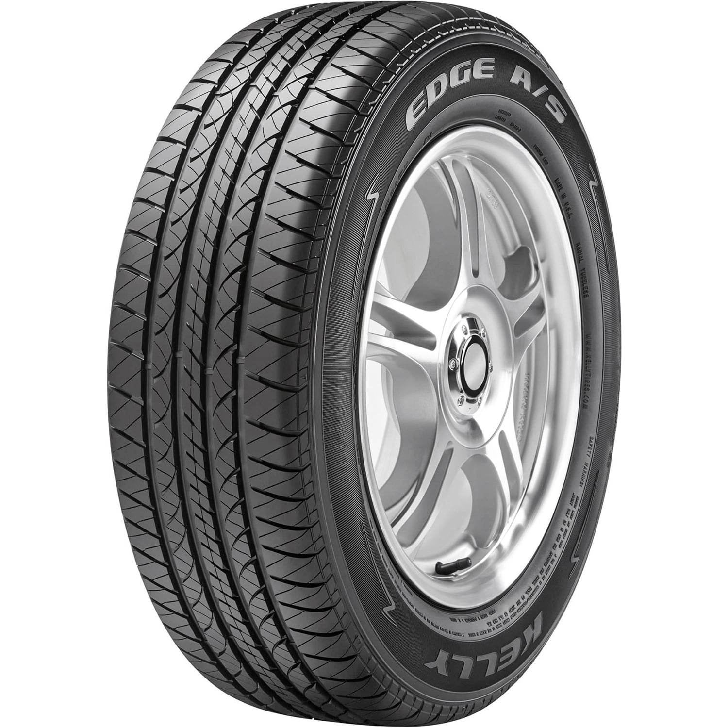Kelly Edge A/S All-Season Tire, 195/70R14 91T, Long Lasting Tread Life ...