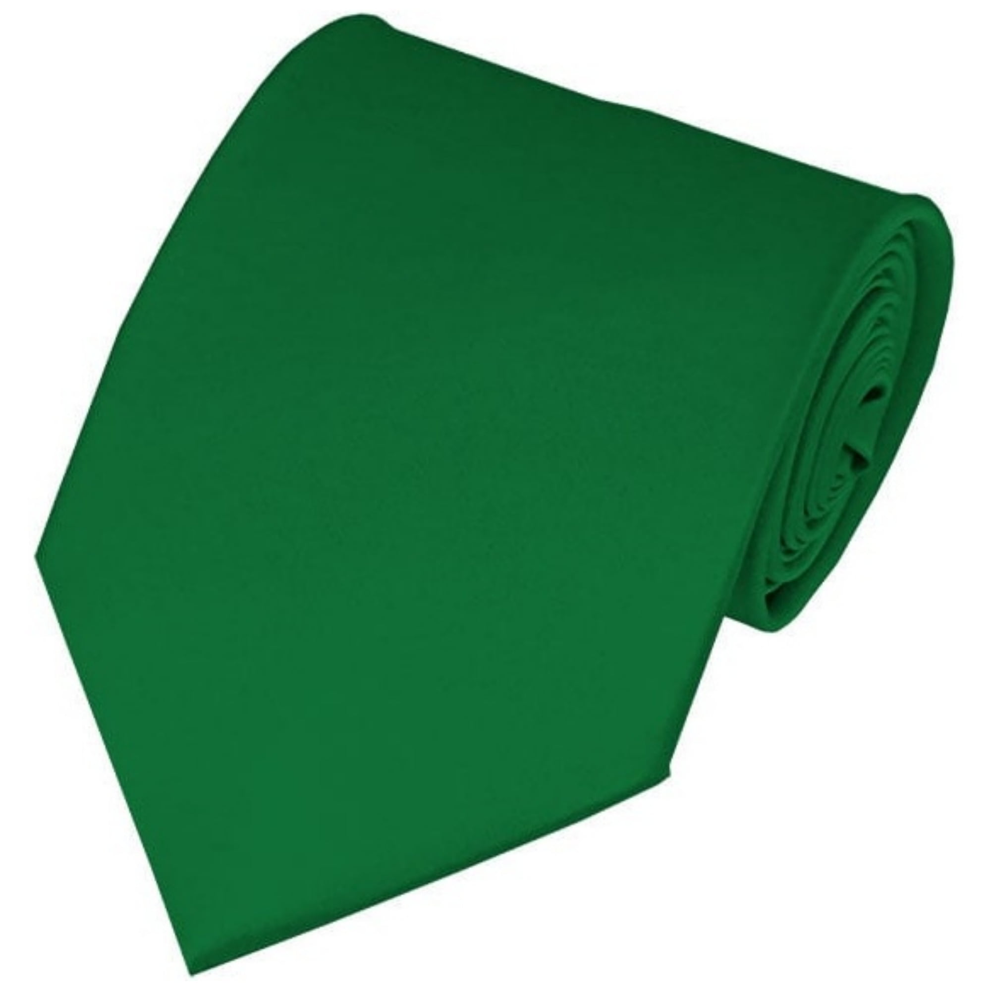 Kelly Green Solid Color 3.5 Inch Wide And 62 Inch Extra Long Necktie For Big & Tall Men ...