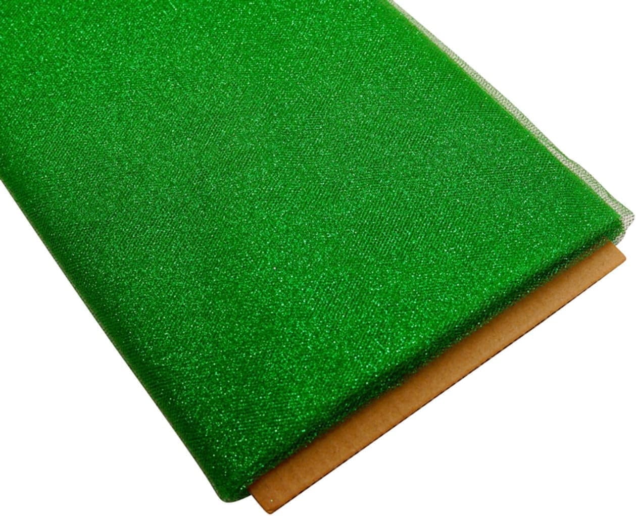 Kelly Green Tulle Glitter Fabric Bolt 54" Wide x 10 Yards (30 ft) for ...