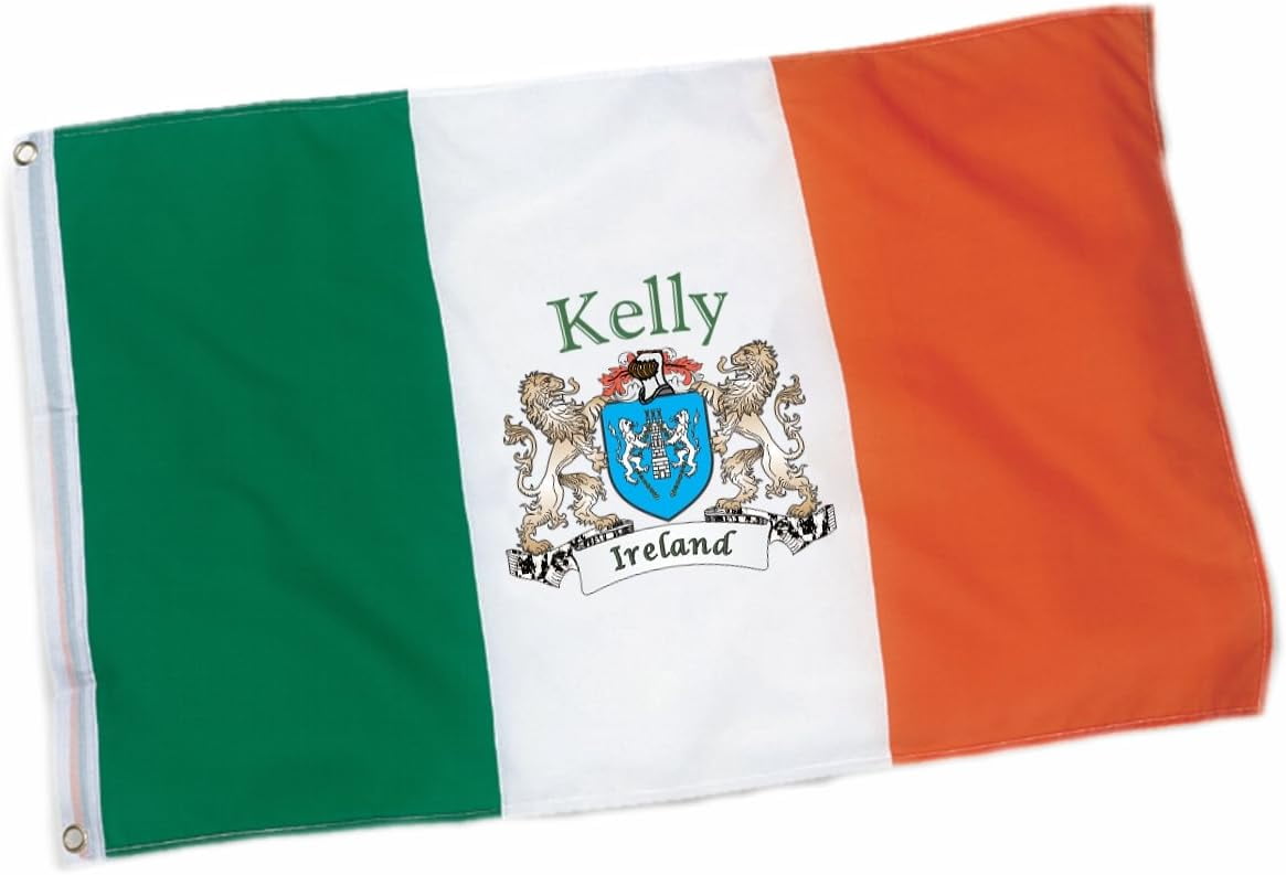 Kelly Irish Coat of Arms Flag - 3'x5' foot - Walmart.com
