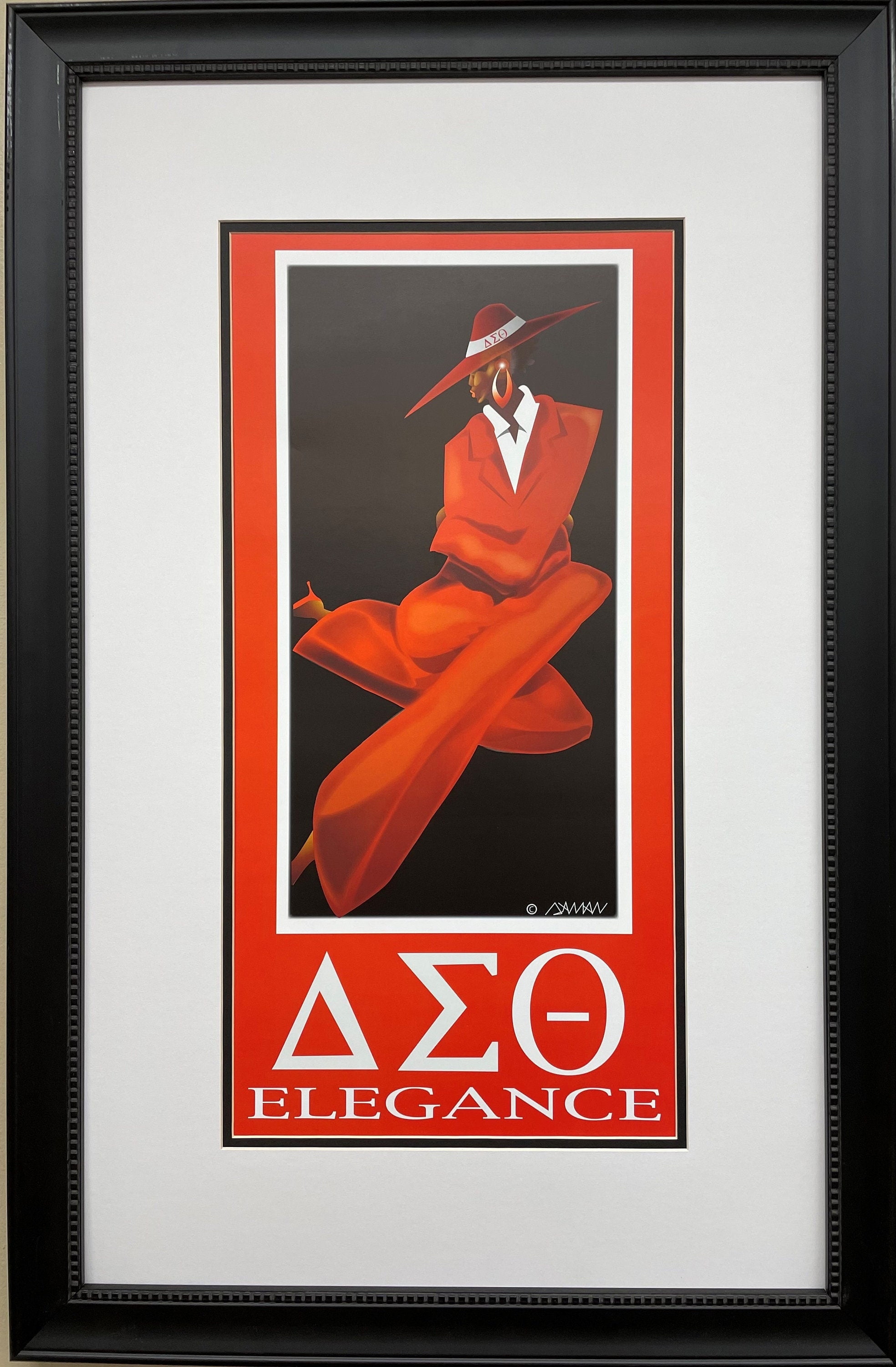 Kelly Jackson "Delta Elegance"Custom FRAMED African American ART ...
