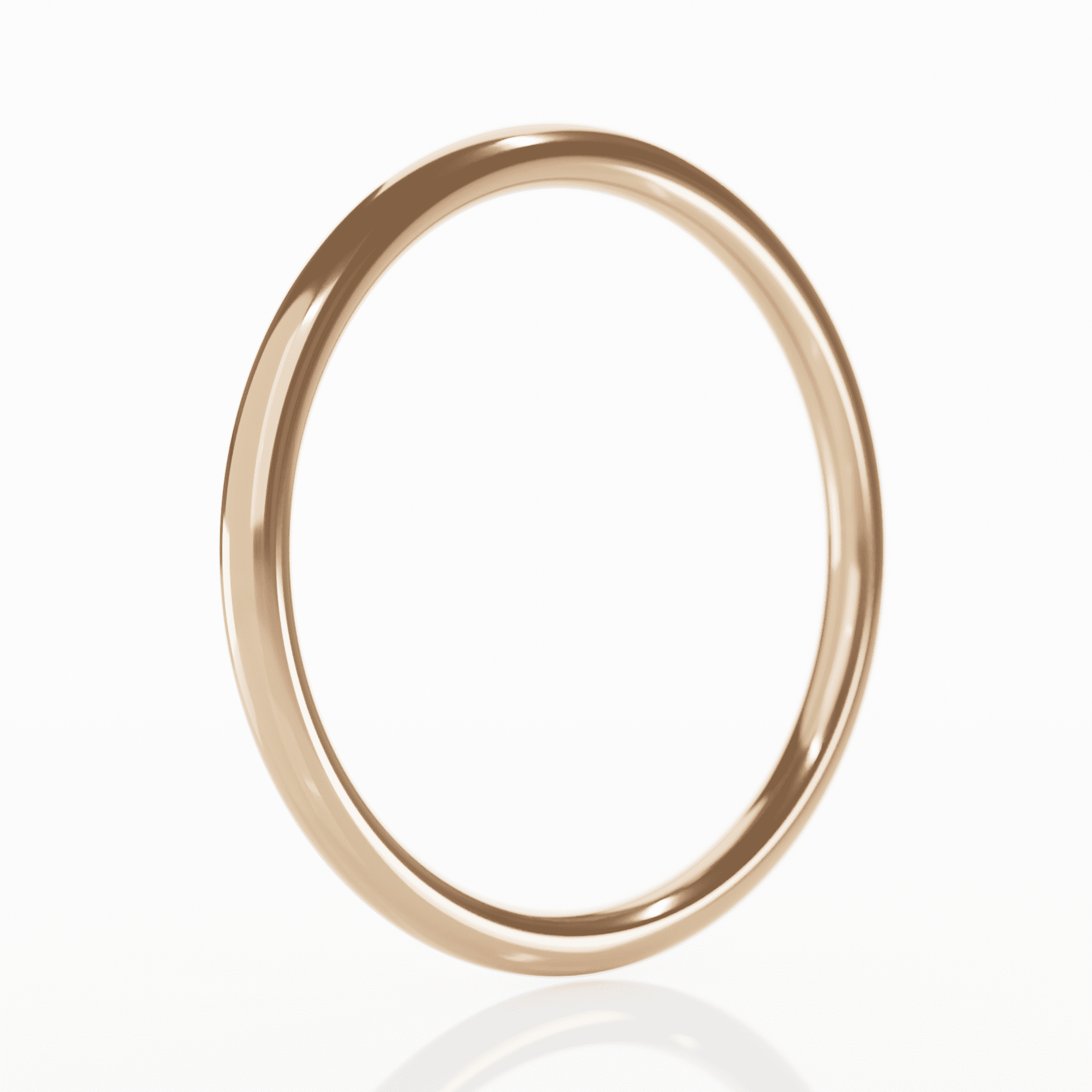 Kelly Rose 10k Gold Stacking Ring for Women (2mm thickness) - Non ...
