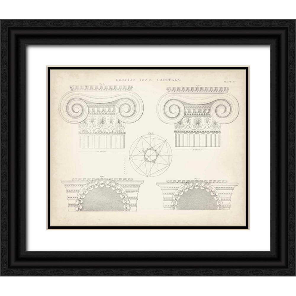 Kelly, Thomas 14x12 Black Ornate Wood Framed with Double Matting Museum ...
