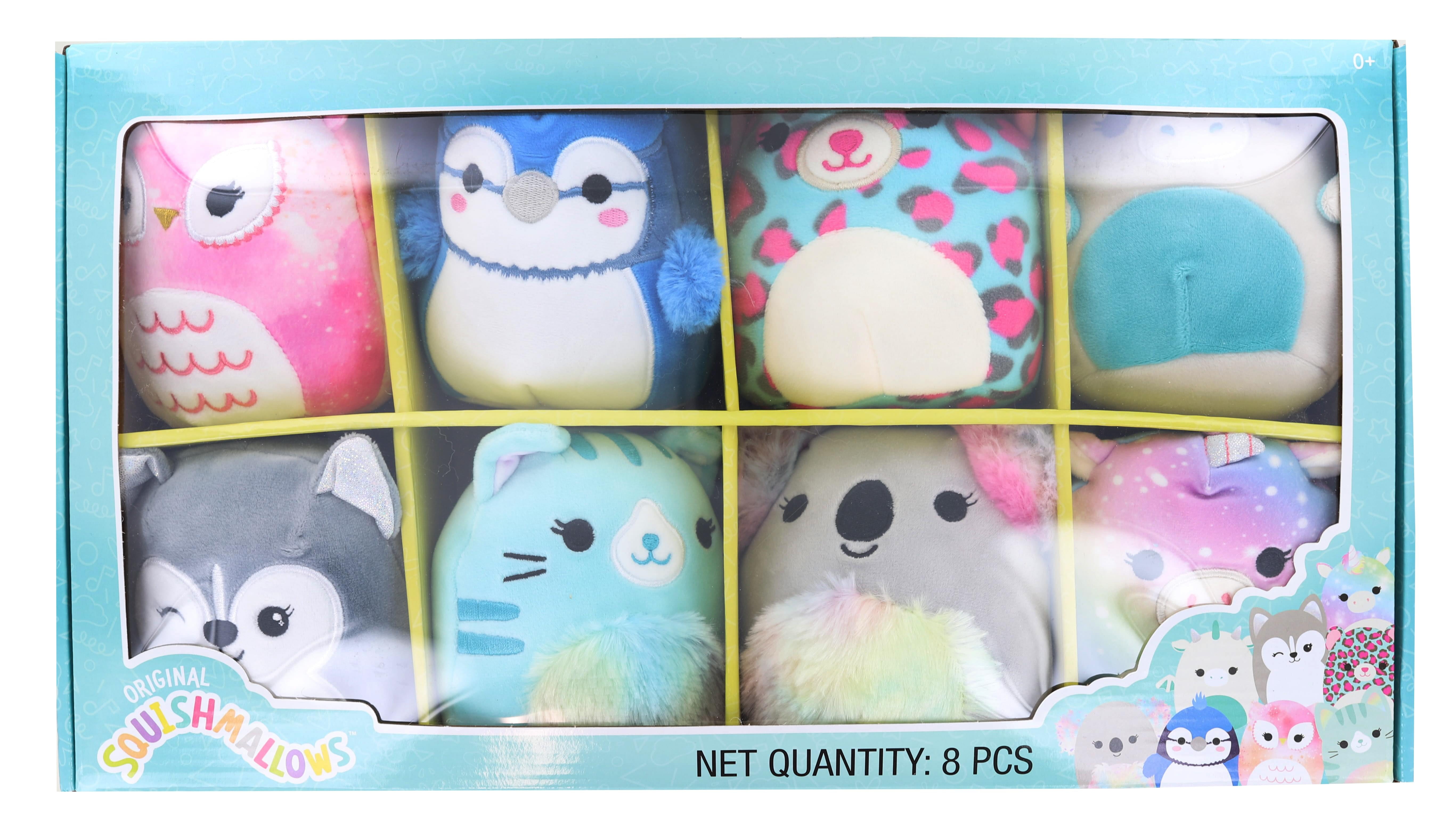 Kelly Toy Squishmallows 5-Inch Mini Plush Variety 8-Pack Set, Travel ...