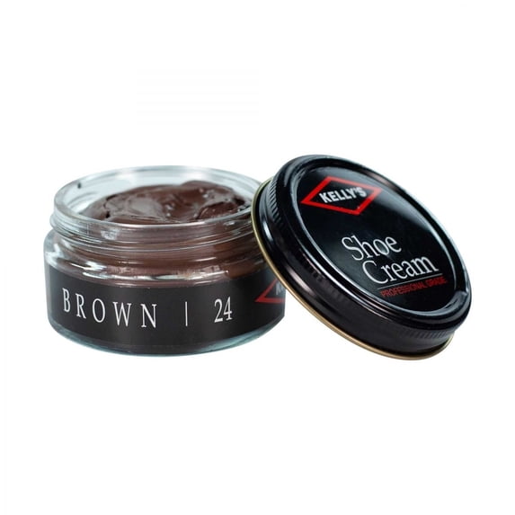 Kelly's Shoe Cream - Shoe Polish - 1.5 oz - Brown Leather - Walmart.com
