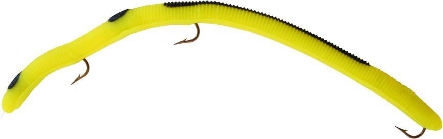 Kellys ST102-YB Striper Pre-Rigged Plastic Worm 5 1/2" 3 Size 6 Hooks ...