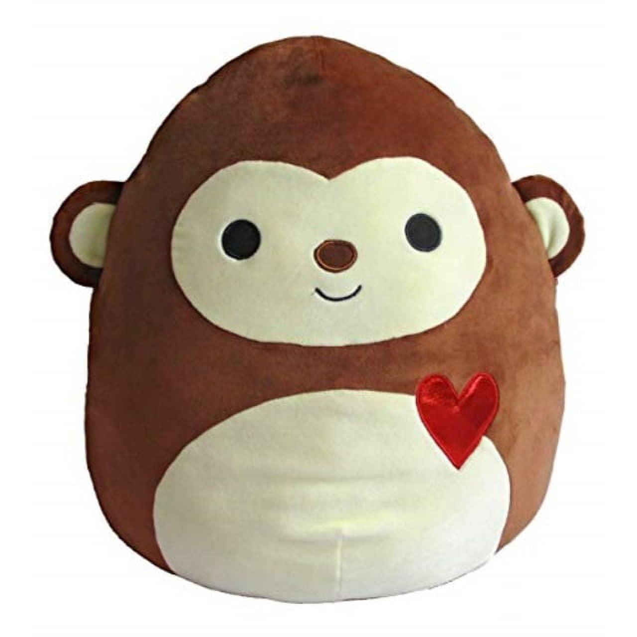 Kellytoy Squishmallow 16 Inch Momo Monkey, Valentines Squad Edition ...