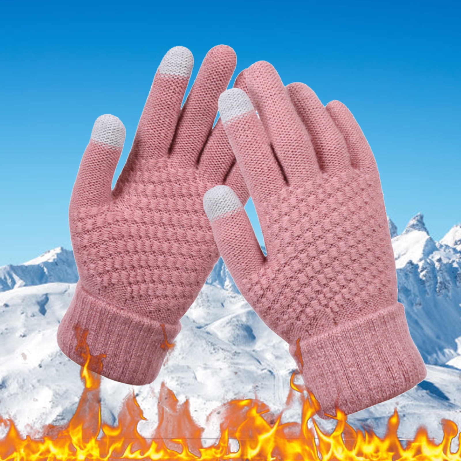 Kelon Winter Gloves for Women Touch Screen Thermal Lining Warm Gloves ...