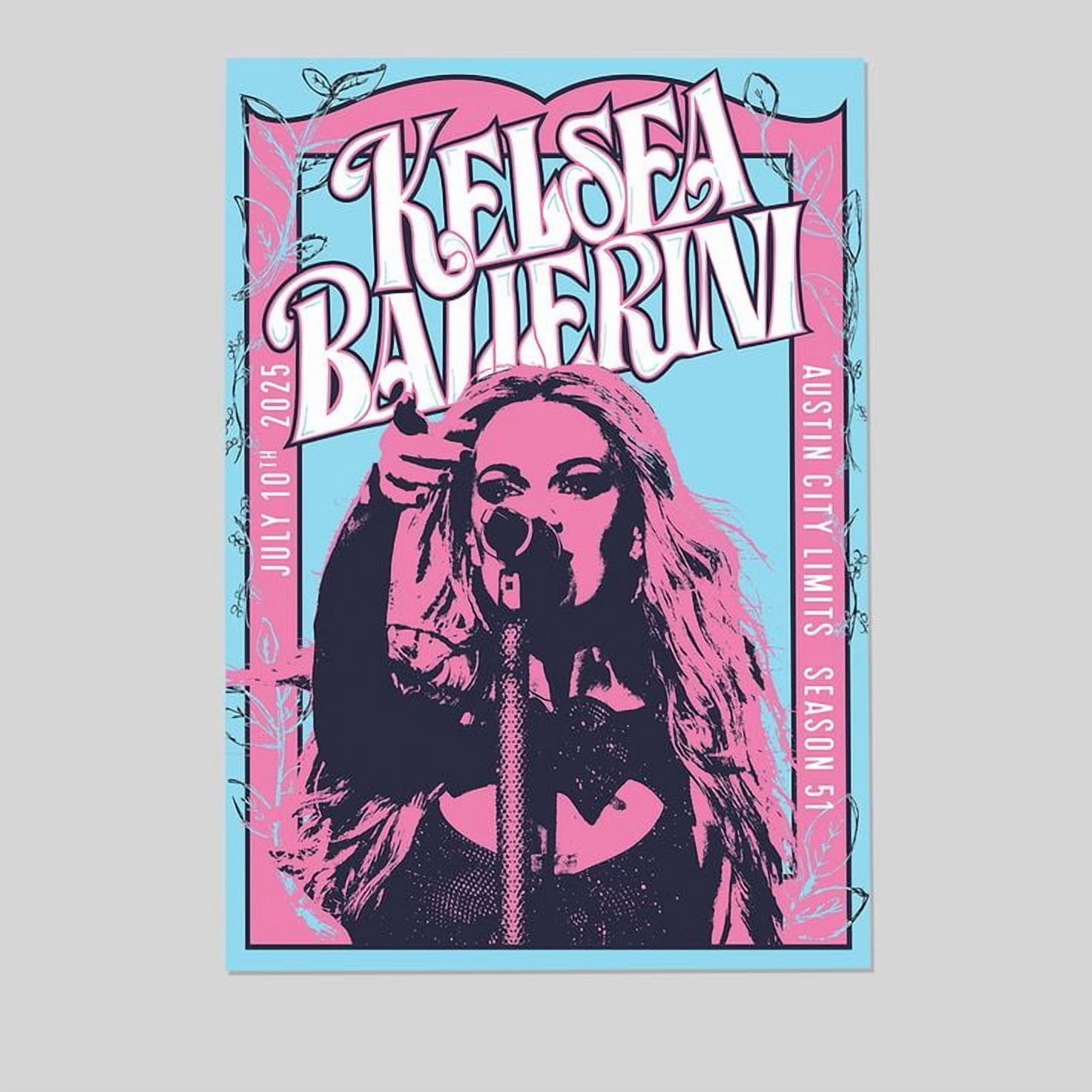 Kelsea Ballerini ACL Live At The Moody Theater July 10 2025 Poster Size ...