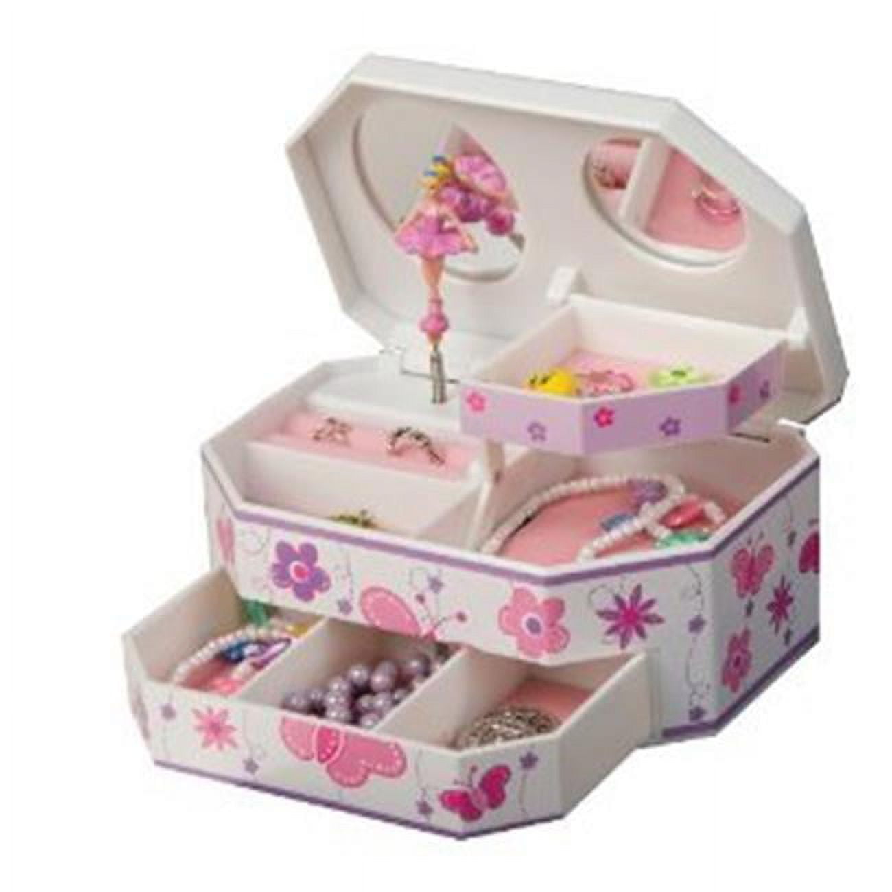 Kelsey Girl's Glitter-Fly Musical Ballerina Jewelry Box - Walmart.com