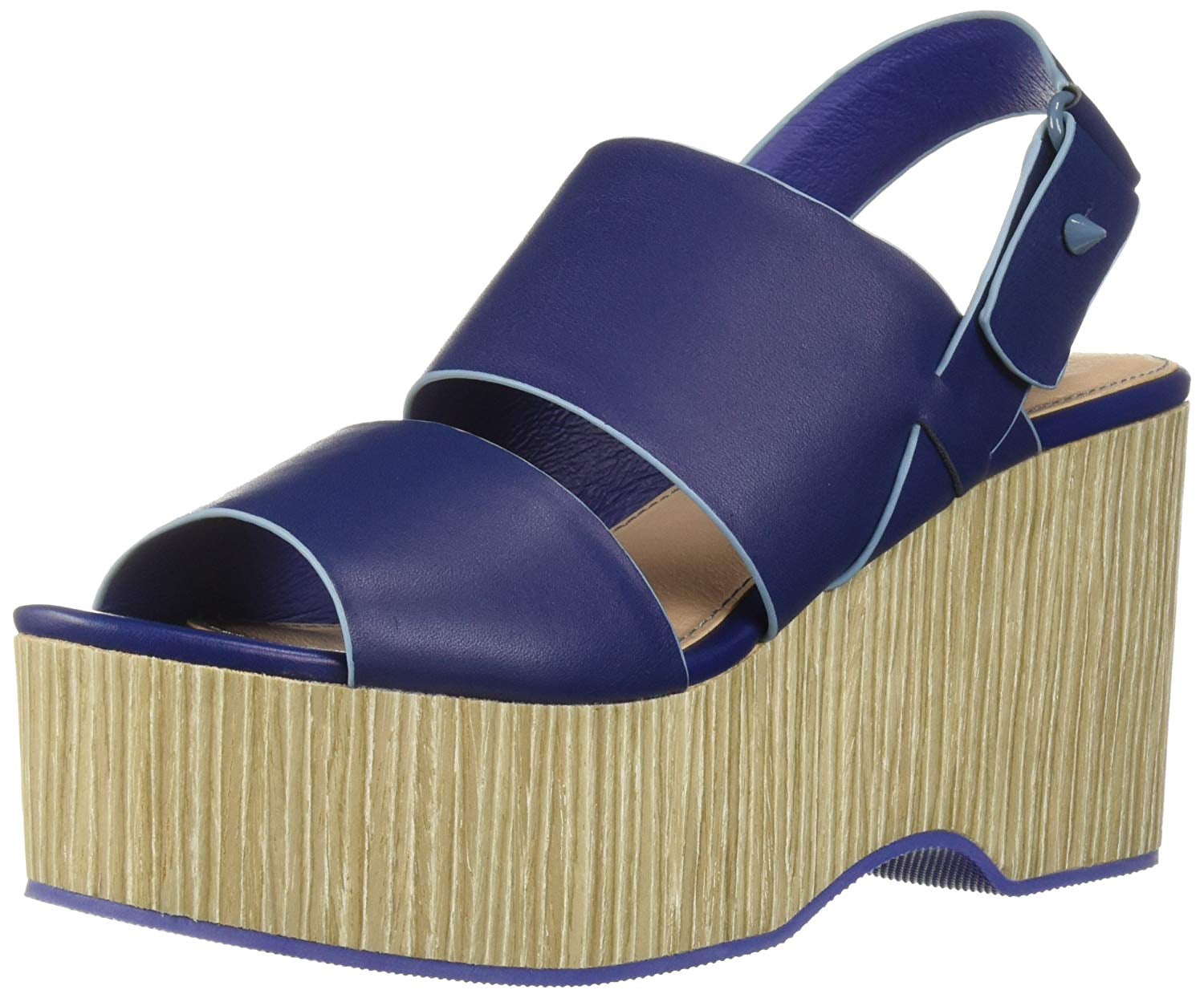 Kelsi Dagger Nash Blueberry Ankle Strap Platform Mule Open Toe Dress ...