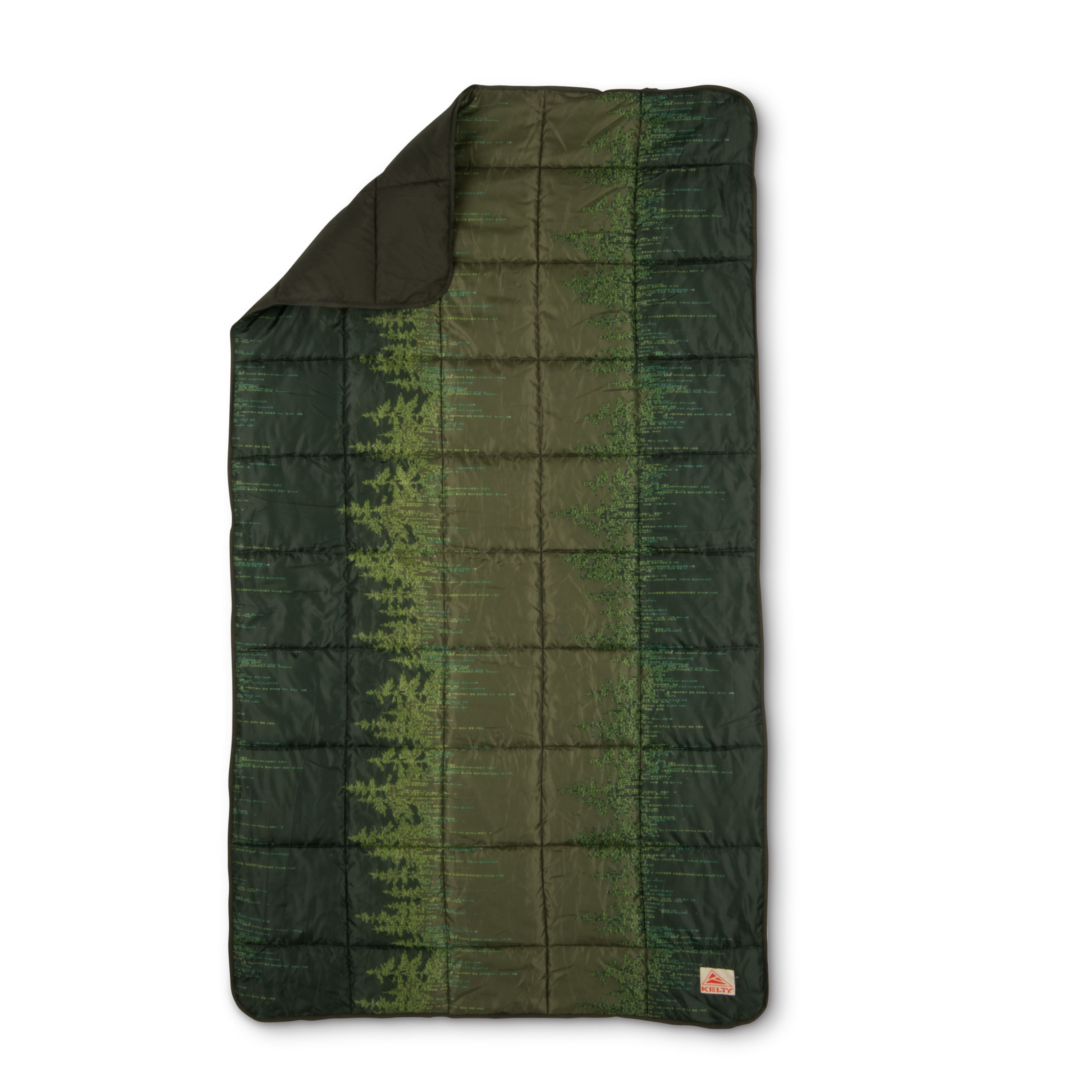 Kelty | Bestie Blanket Winter Moss Treeline - Lightweight, Cozy Large ...