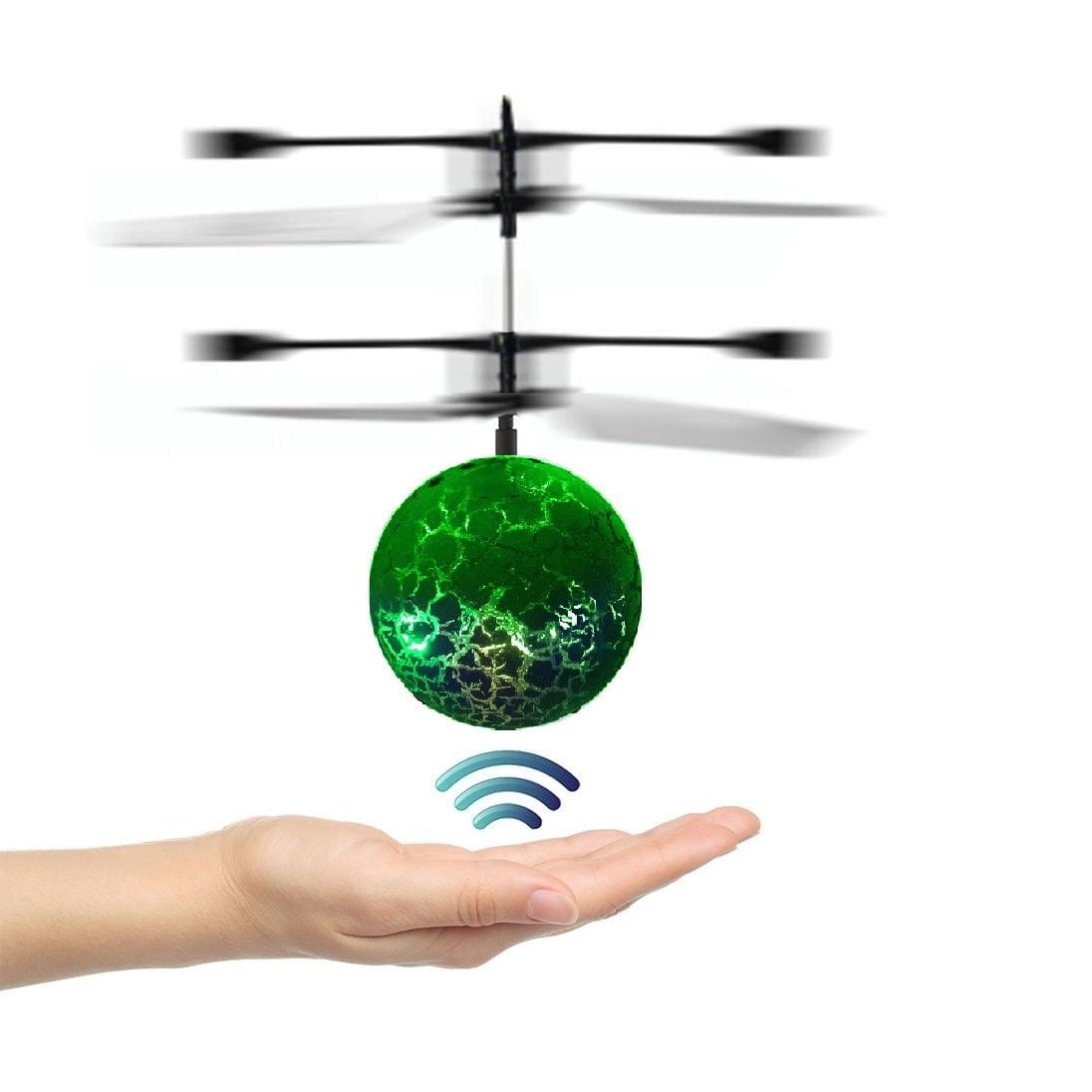 Kelvek Flying Ball, LED Heli Ball Flashing Helicopter Ball Built-in ...