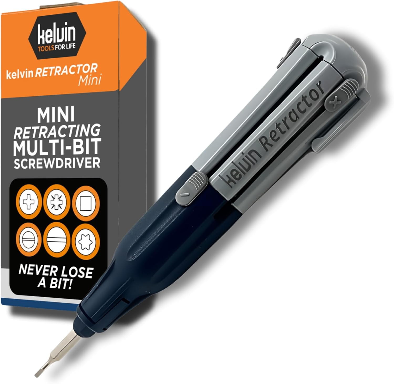 Kelvin Retractor Mini Precision Screwdriver Set, 6 in 1 Upgraded ...