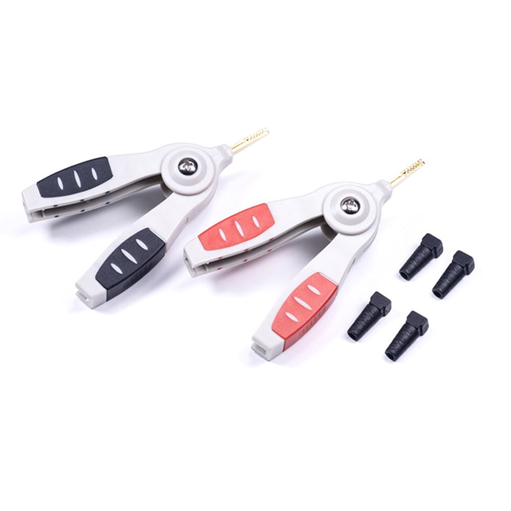 Kelvin Test Clips Insulated 5A Flat Crocodile Clip Lcr Kelvin Copper ...