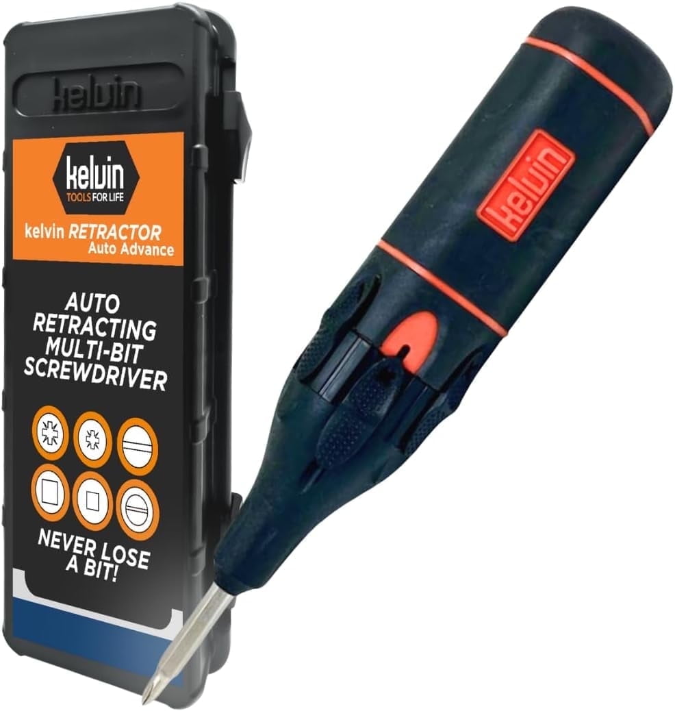 Kelvin Tools Retractor Auto Advance – Automatic Multi-Bit Screwdriver ...
