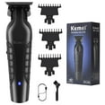 Kemei 2299 Home Haircut Kit: Cordless Barber Trimmer, Zero Gapped, Professional Electric Cutting ...