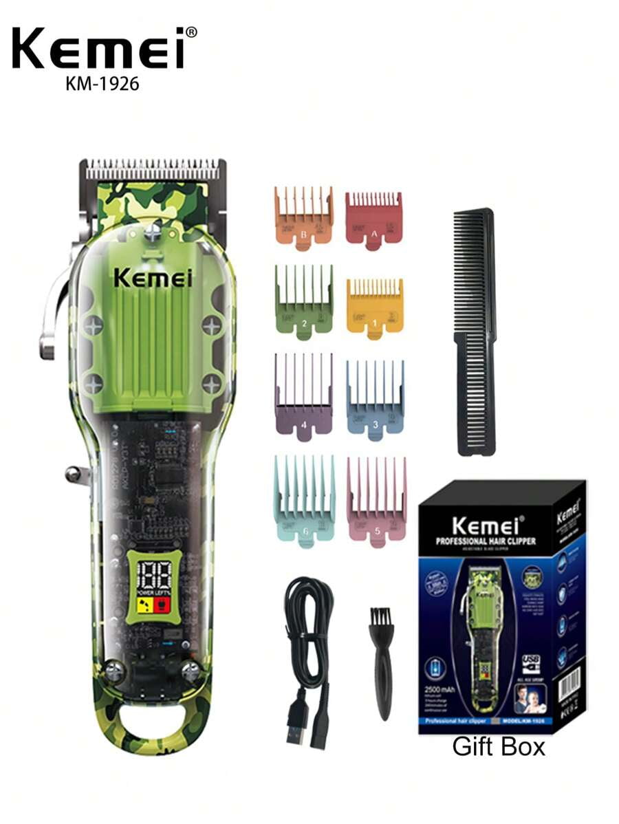 Kemei KM-1926 Professional Electric Hair Clipper 8W Strong Power ...