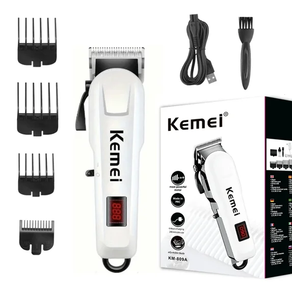 Kemei Kemi USB Direct-Sell KM-809A Electric Hair Clipper, Rechargeable ...