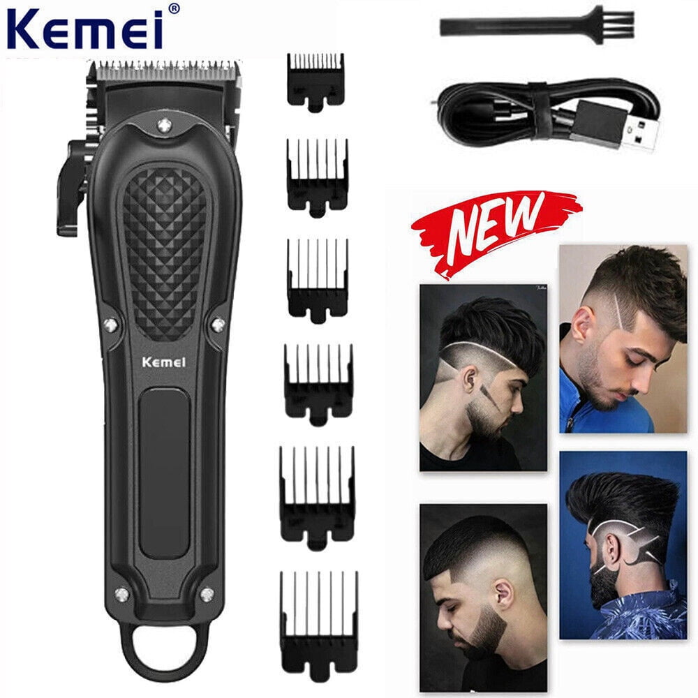 Kemei Professional Hair Clippers Cordless Trimmer Beard Cutting Machine ...