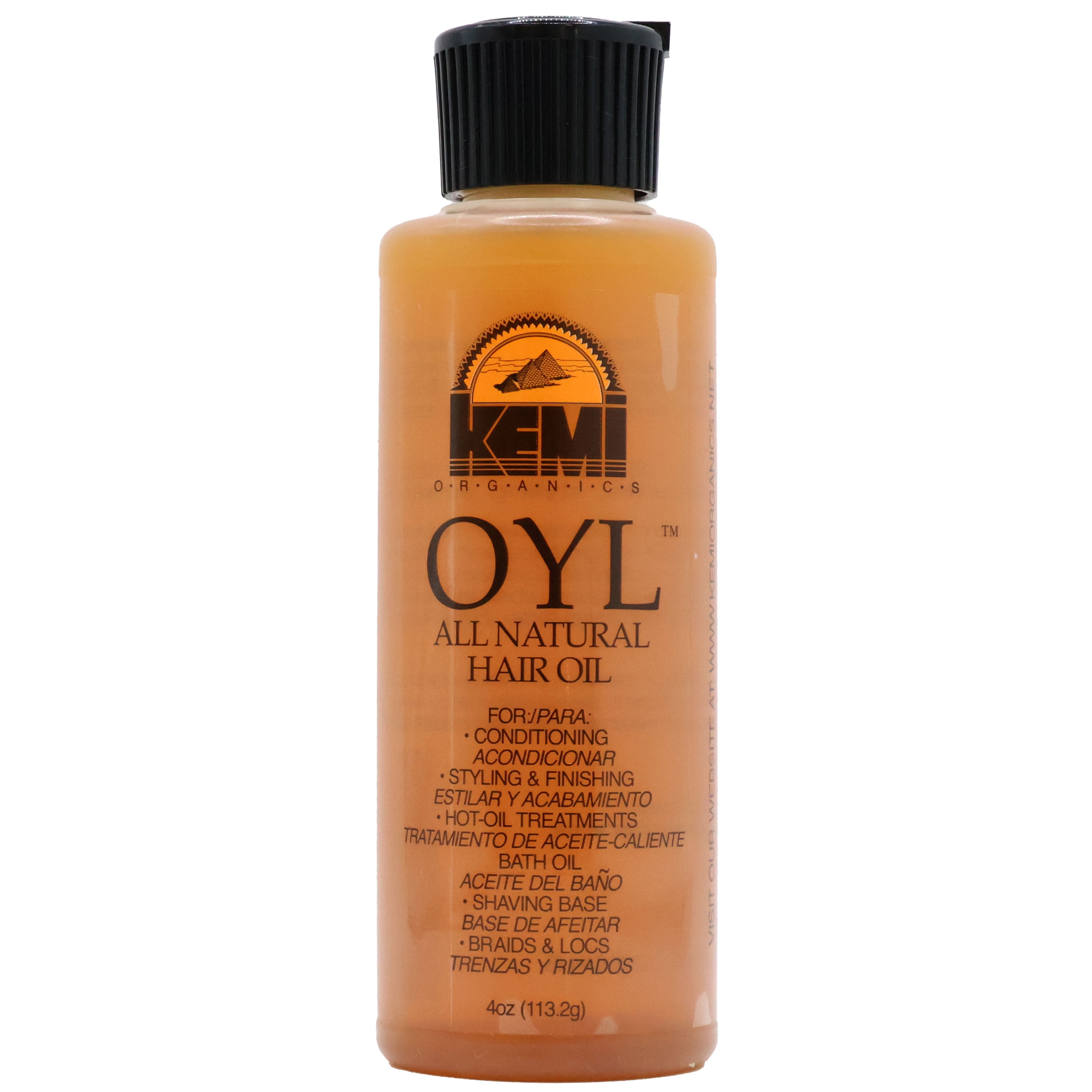 Kemi OYL All Natural Hair Oil, 4 Oz., Pack of 3 - Walmart.com