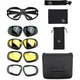 RoadMaster Convertible Sunglasses, Black Frame, Photochromatic Lenses ...