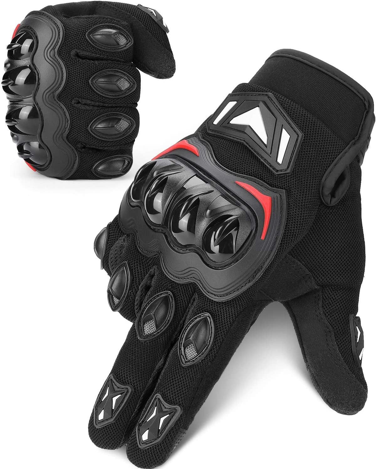 Kemimoto Motorcycle Gloves, Touchscreen, Breathable, Motocross/Dirt ...