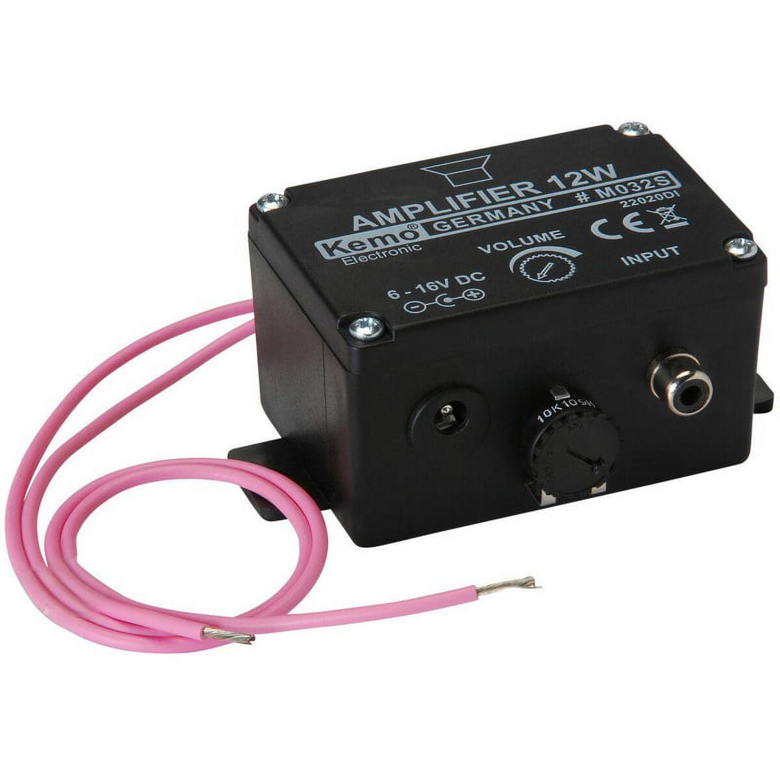 Kemo M032S 12 Watt Universal Mono Plug and Play Amplifier Module with ...