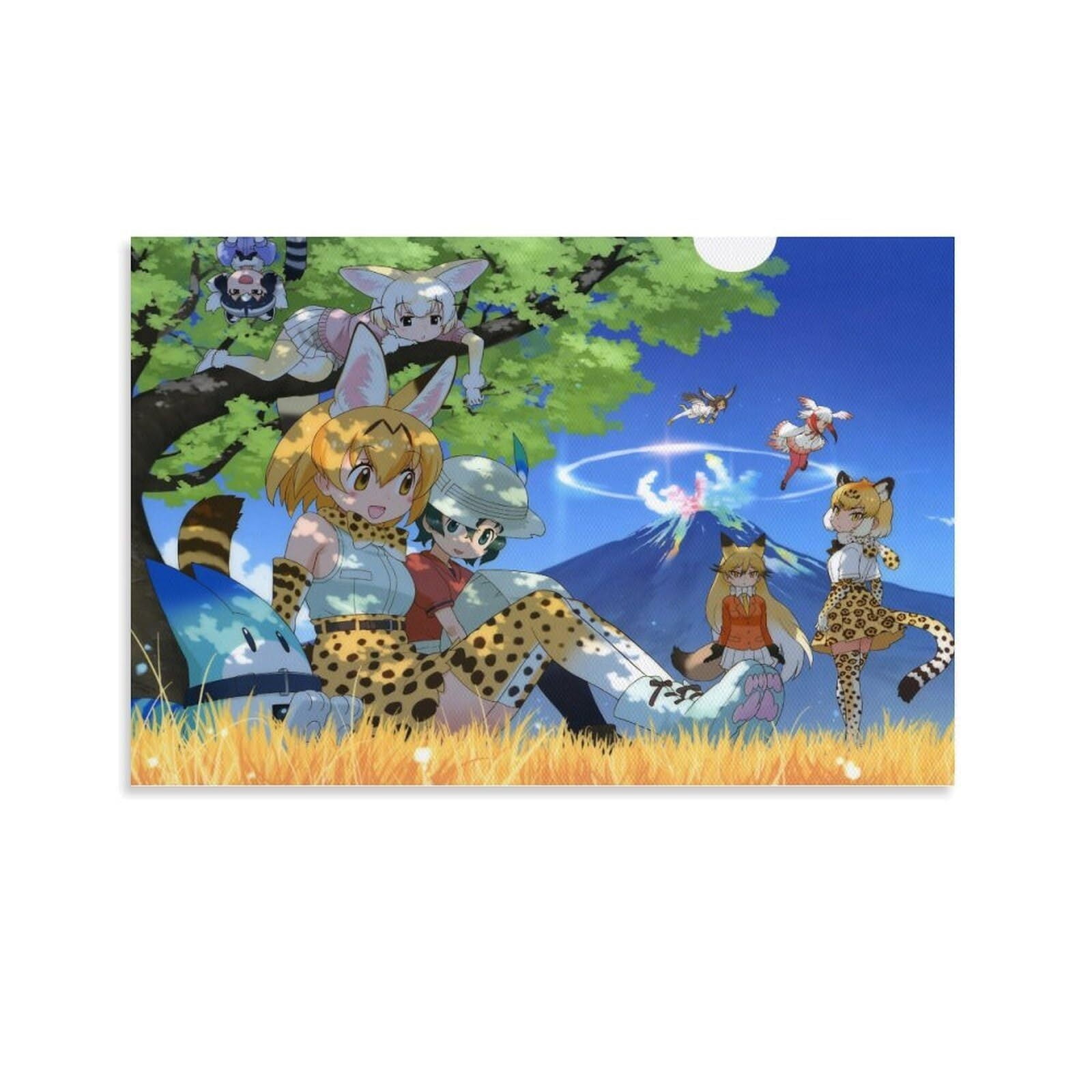 Kemono Friends Anime Poster Room Posters Canvas Art Poster And Wall Art ...