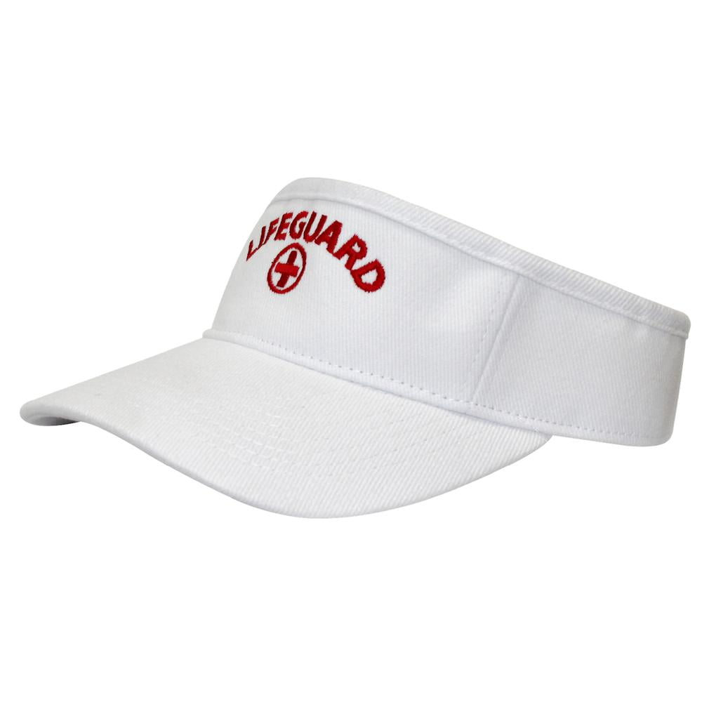 Kemp USA 11" Red and White Kemp USA Visor Lifeguard and Cross Logo Cap ...