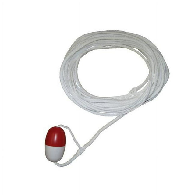 Kemp USA 12.50" White and Red Standard Rescue Throw Line and Buoy 30 ...