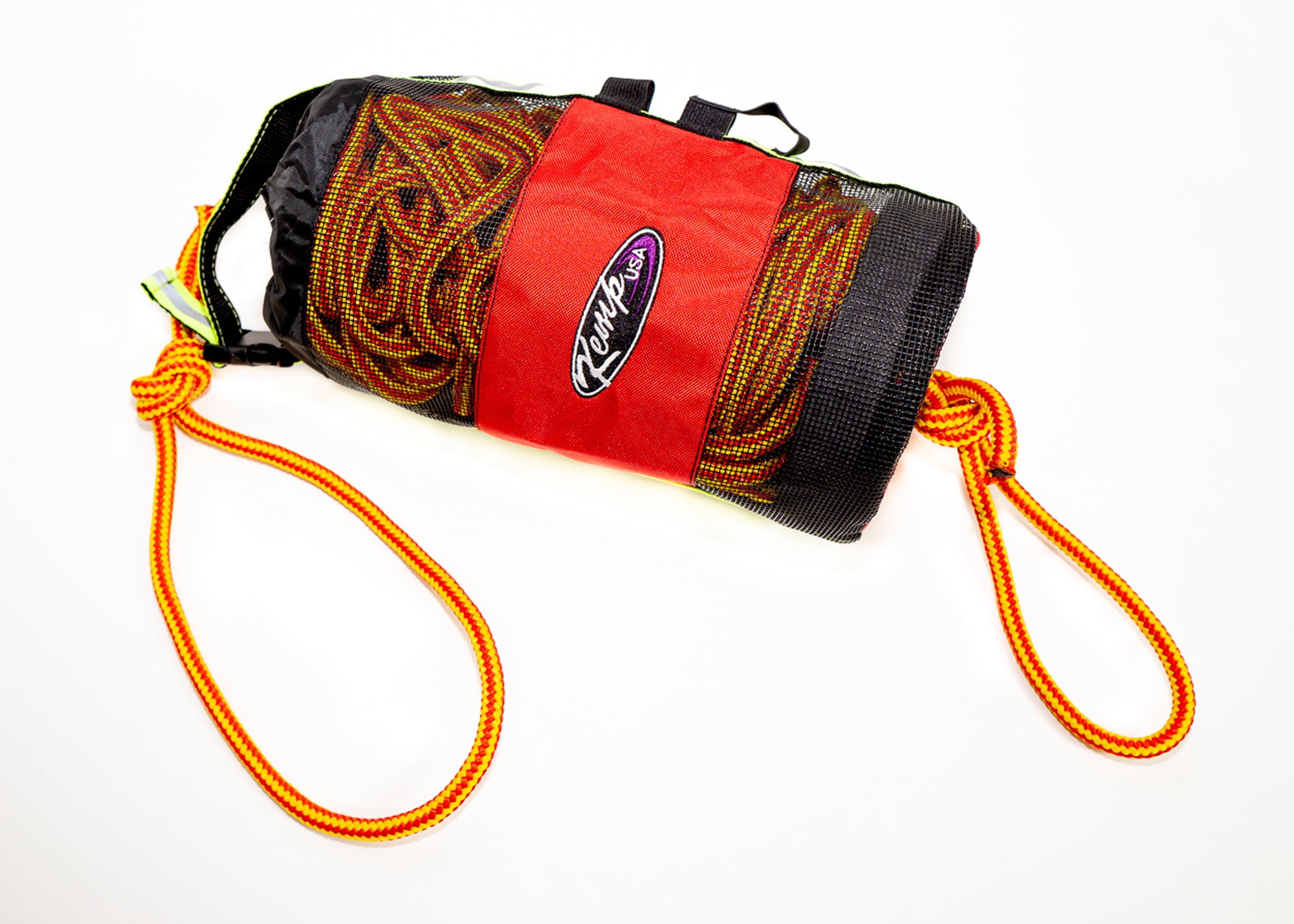 Kemp USA 13" Black and Orange Rescue Throw Bag with Rope and KEMP ...