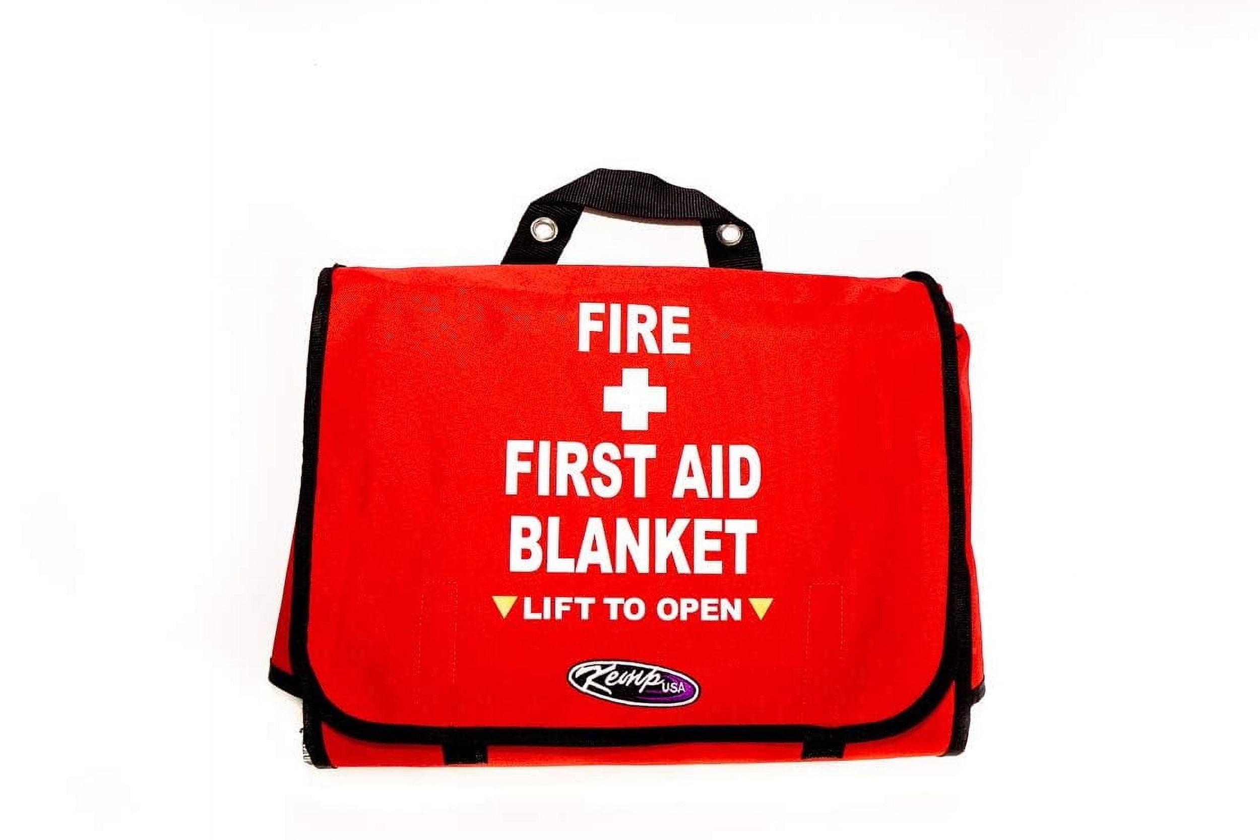 Kemp USA Fire First Aid Blanket Bag Red - Walmart.com