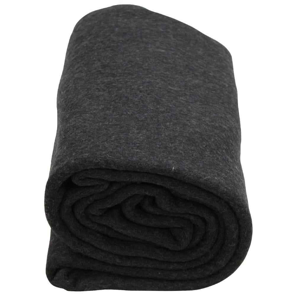 Kemp USAA 80% Wool Fire-Resistant Blanket, Gray - Walmart.com