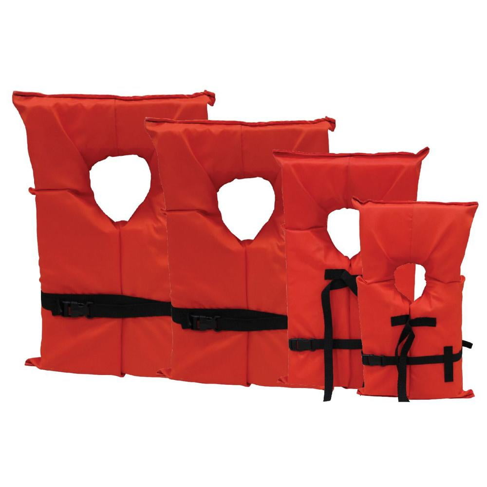 Kemp USAA Type II Life Jacket, Orange, Adult - Walmart.com