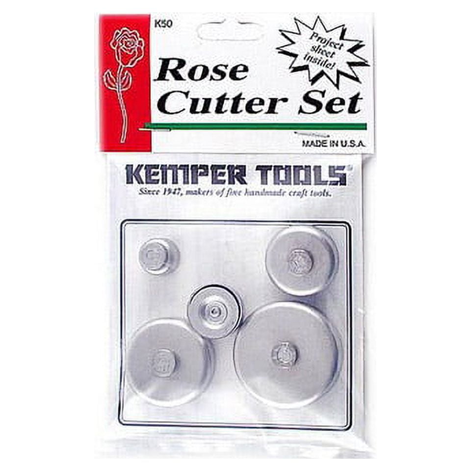 Kemper Tools Rose Cutter Sculpting Tools - .5 to 1.5 inches - 5 piece ...