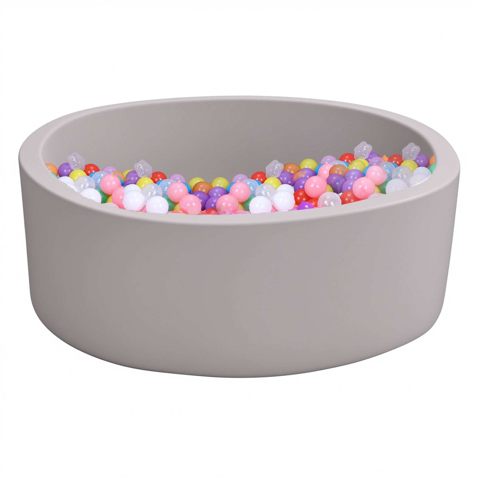 Kemweao Ball Pit,90cm Large Soft Round Playpen Ball Pool Hidden Zipper ...