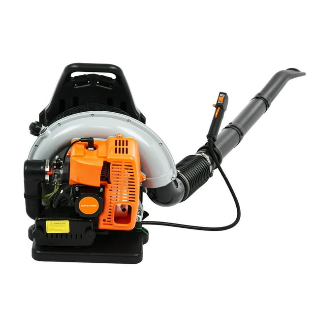 Kemweao Heavy Duty Backpack Leaf Blower, 63CC 2 Stroke 665CFM Gas ...