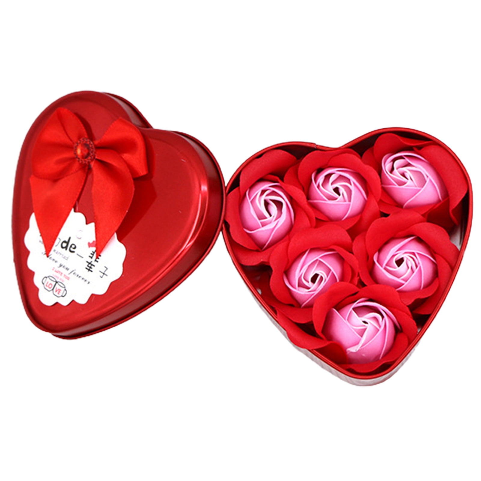 Kemweao Soap Flower T Box Good Smell Romantic Eye Catching Heart
