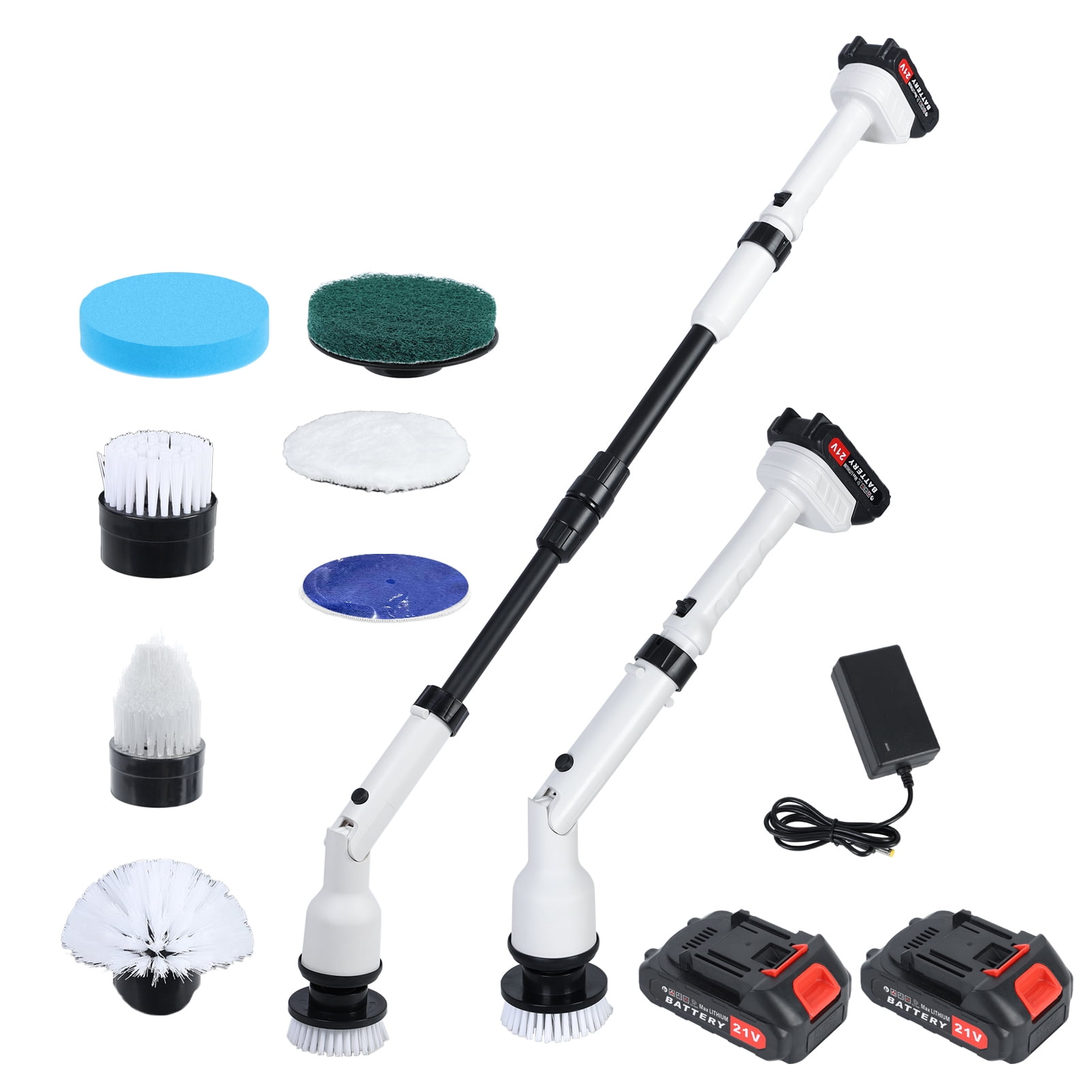 Kemweao US Plug,Electric Spin Scrubber,Shower Scrubber Cordless ...