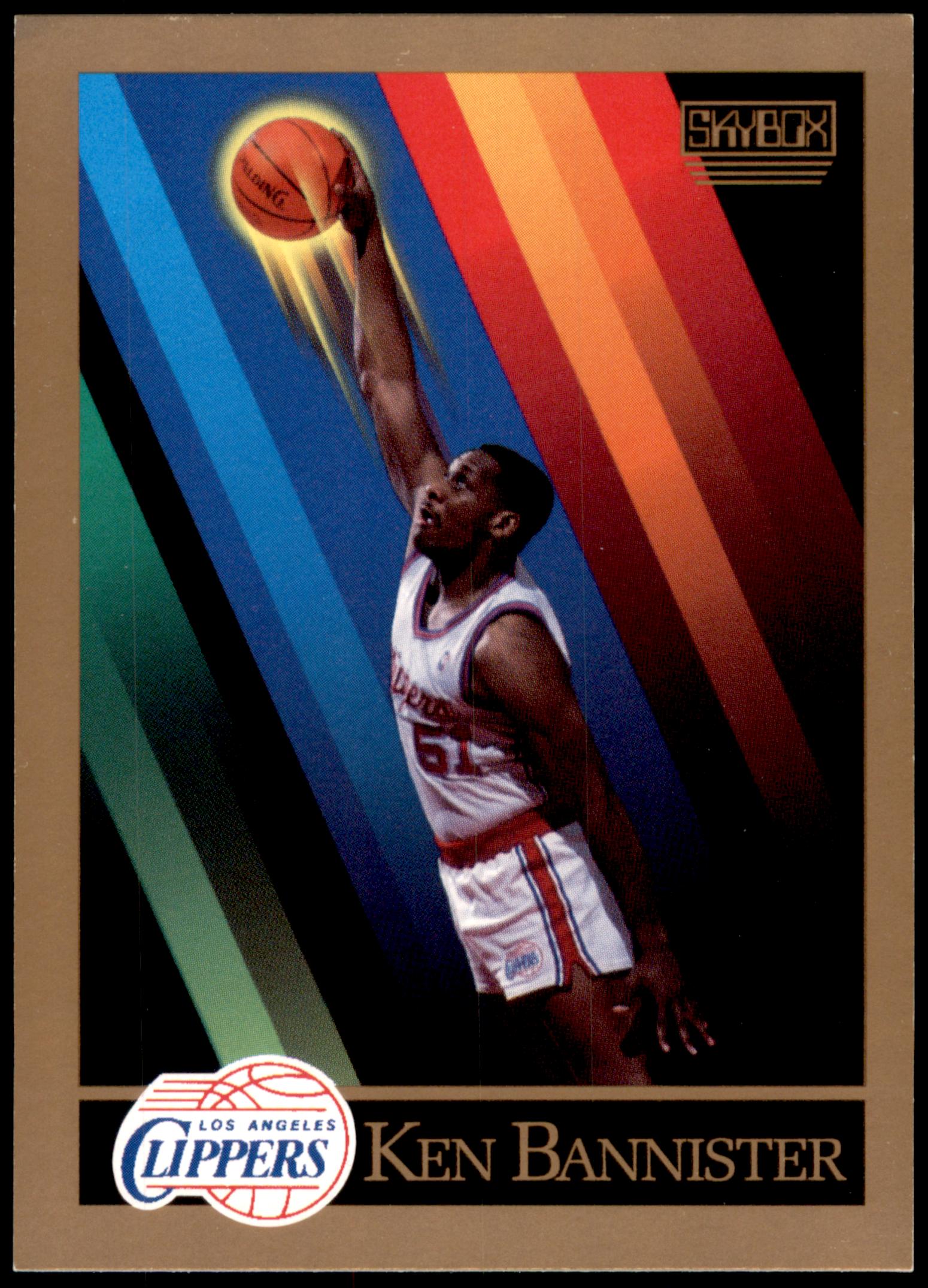 Ken Bannister #390 1990-91 SkyBox - Walmart.com