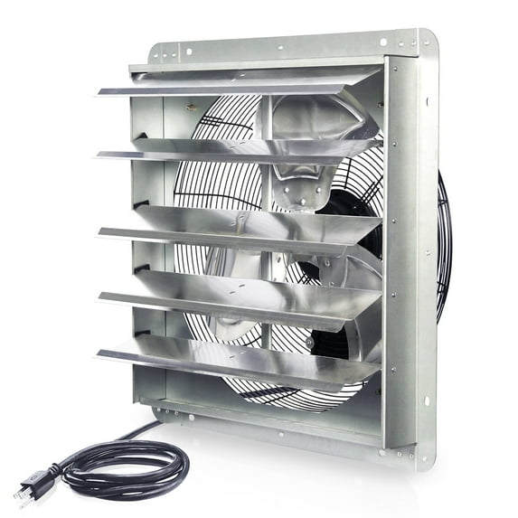 Ken Brown 20 " Shutter Exhaust Fan , 4200 CFM, Wall-Mounted high-Speed ...