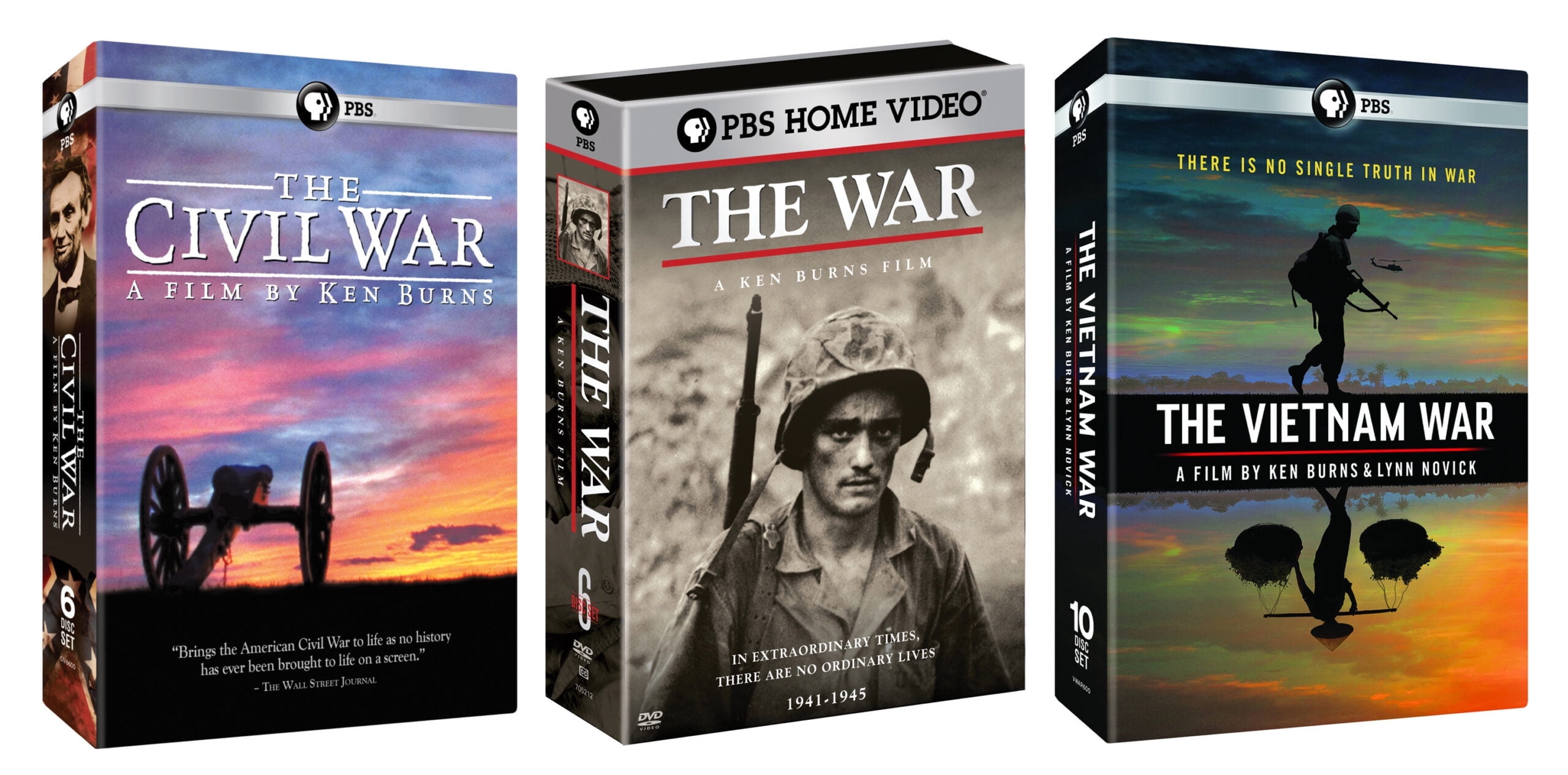Ken Burns: The Civil War & The Vietnam War & The War American Heroes ...