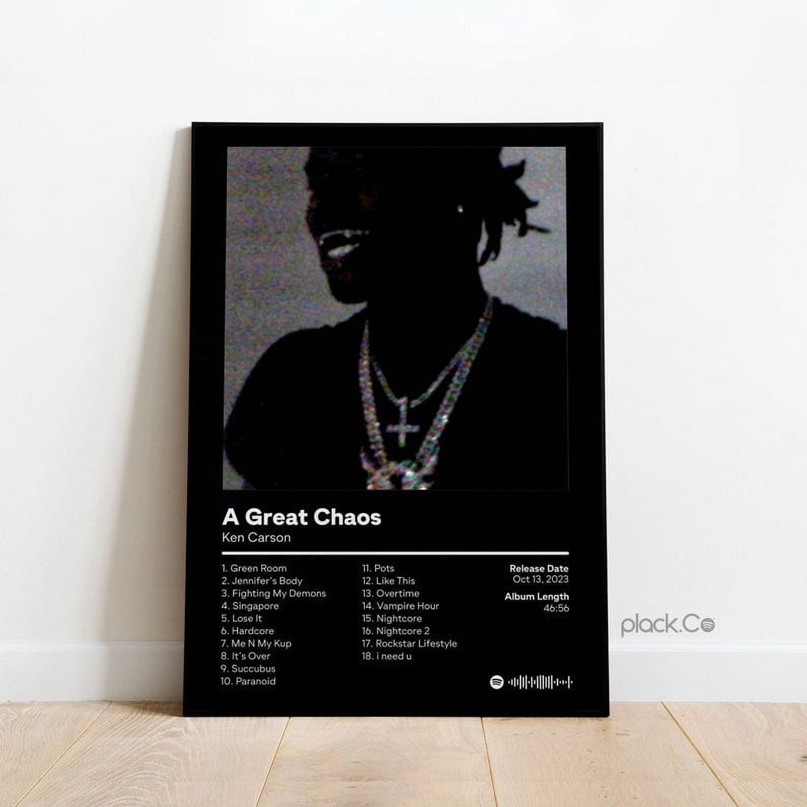 Ken Carson - A Great Chaos - Custom Album Poster - Hip Hop Print - Ken ...