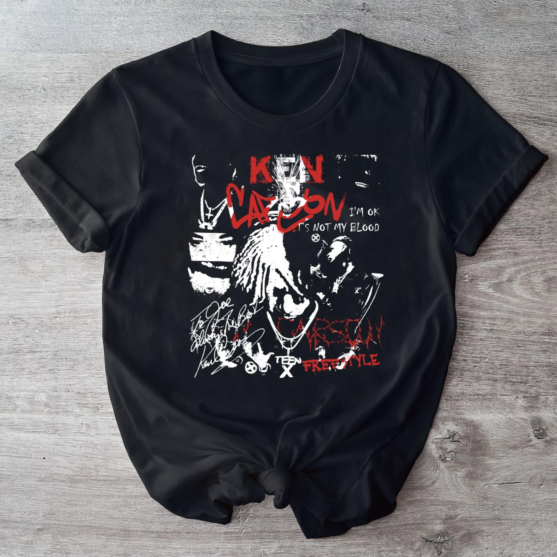 Ken Carson Actual Hate Teen X Shirt, Rapper Hiphop Streetwear 90s Fans ...