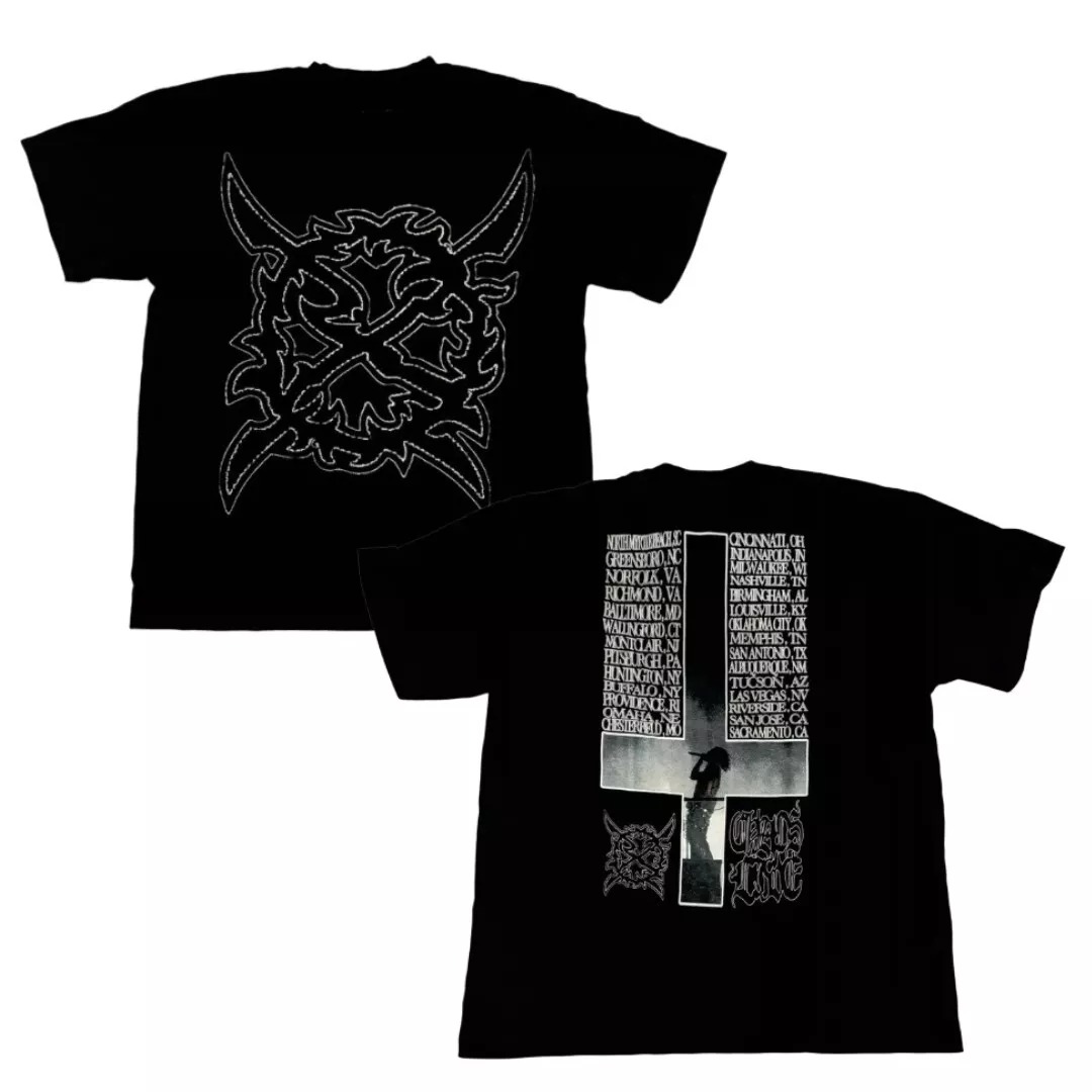 Ken Carson Chaos Tour 2024 Exclusive Merch 2 SIDES T-shirt - Walmart.com