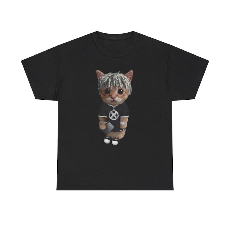 Ken Carson Funny Kitty Cat T-Shirt Perfect Fan Gift Concert Opium Gang Destroy Lonely Playboi ...